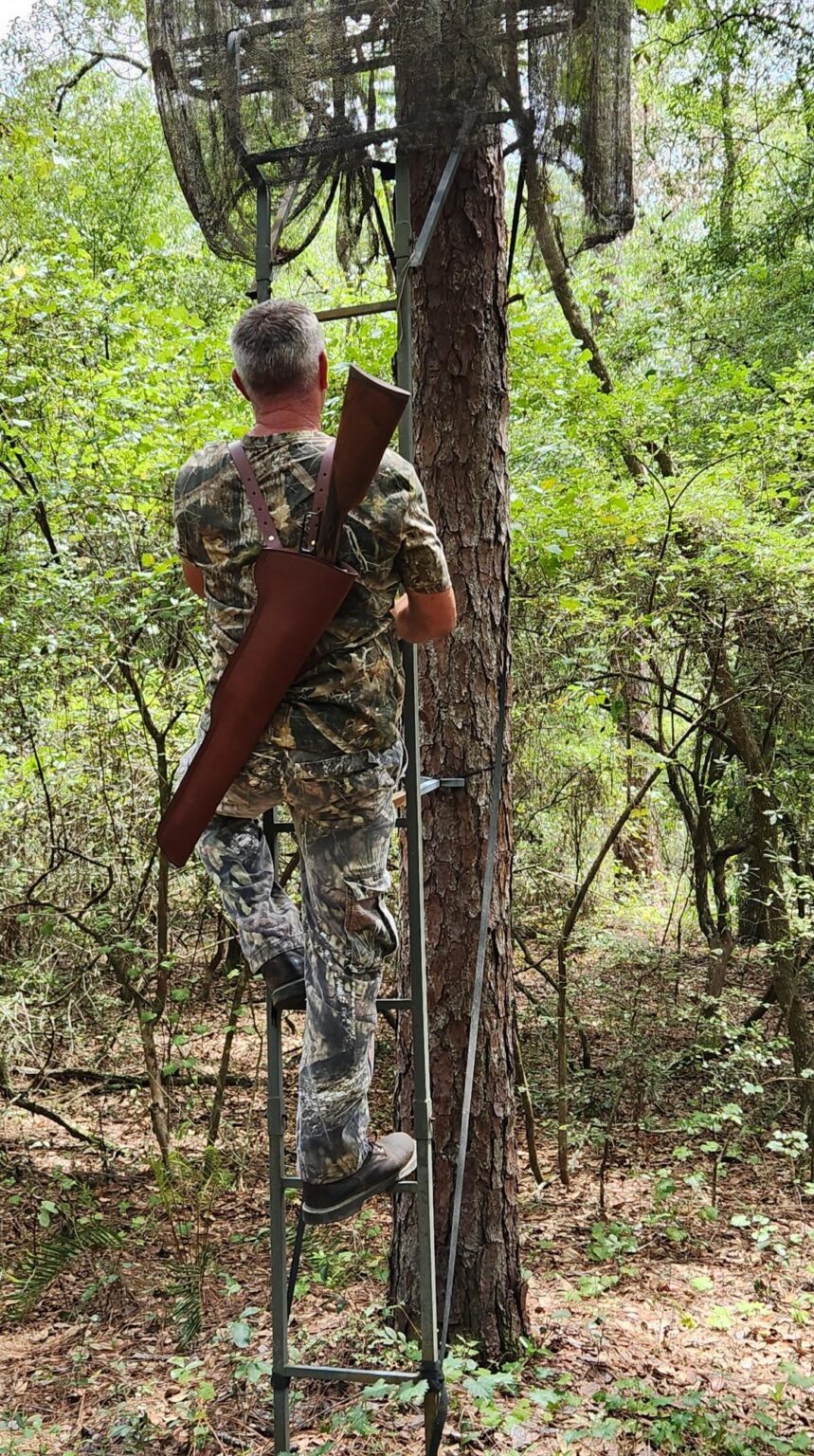 On the Back Carry Rifle Scabbard - RLO Custom Leather
